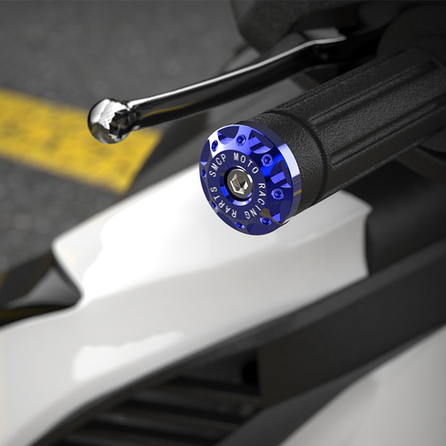 1 Pair Alloy Motorcycle bar end Motorcycle decoration handle plug grip ...