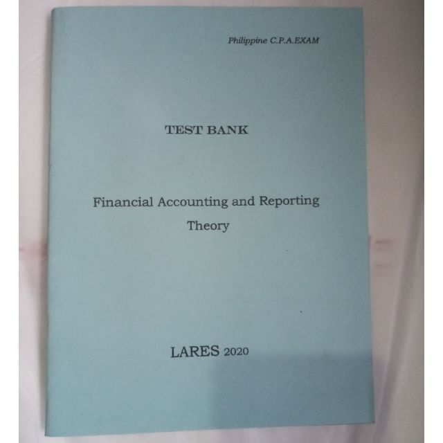 TEST BANK FINANCIAL AND REPORTING THEORY | Shopee Philippines