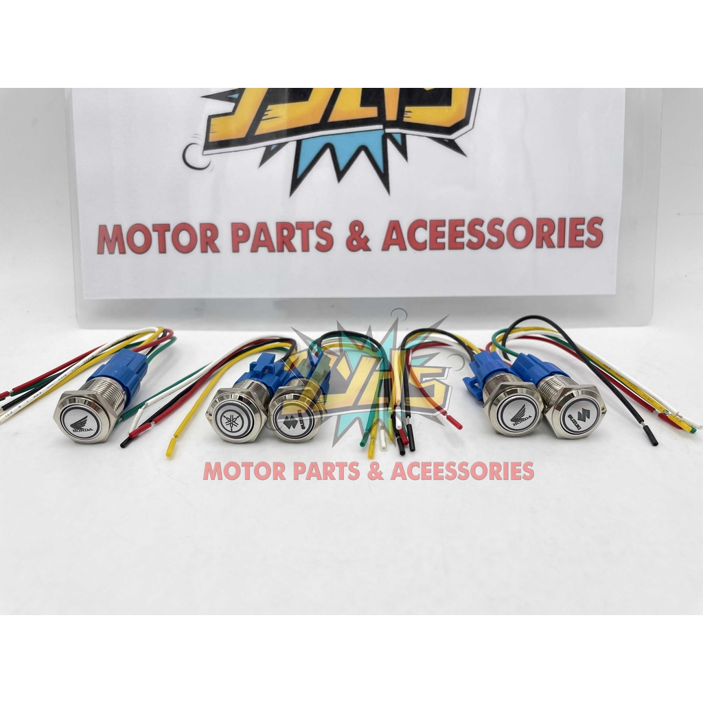 HALO SWITCH FOR MOTORCYCLE UNIVERSALI RED BULE | Shopee Philippines