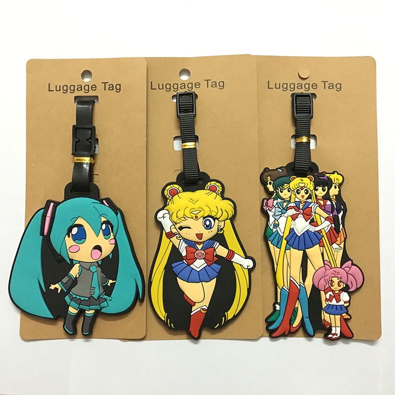 Hatsune Miku Sailor Moon Luggage Sign Cartoon Creative New Style ...