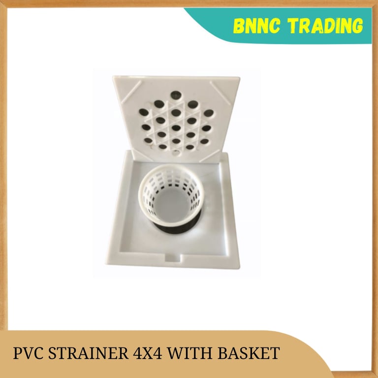 PVC FLOOR DRAIN STRAINER WITH BASKET 4x4" | Shopee Philippines