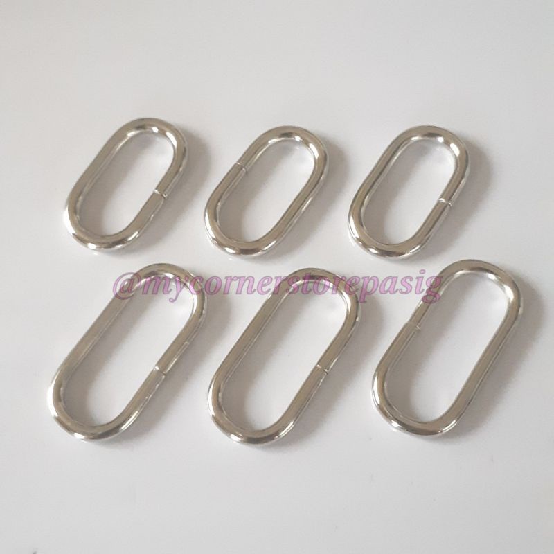 Oval Ring for Bags and Crafts 20 pcs | Shopee Philippines