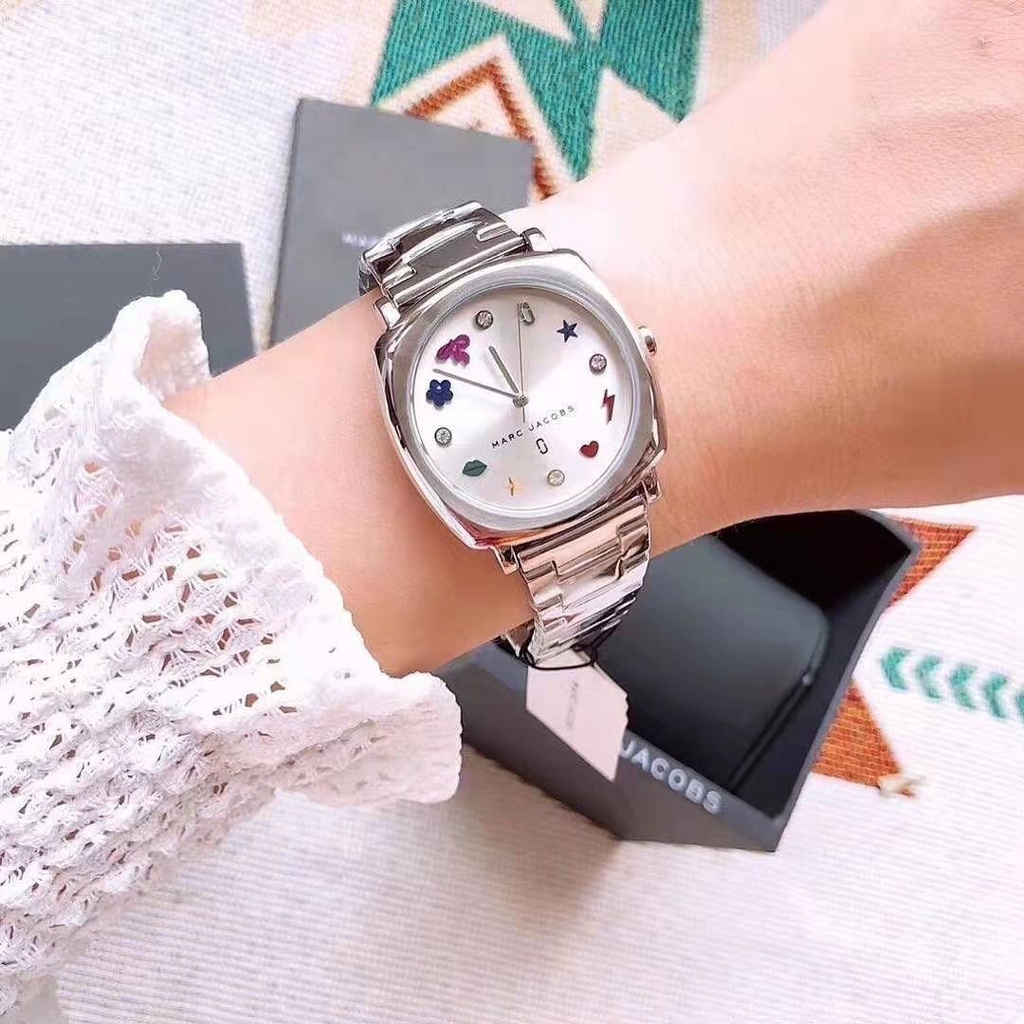 Womens watch Marc Jacobs Mandy SILVER Analog Quartz watch Pawnable ...