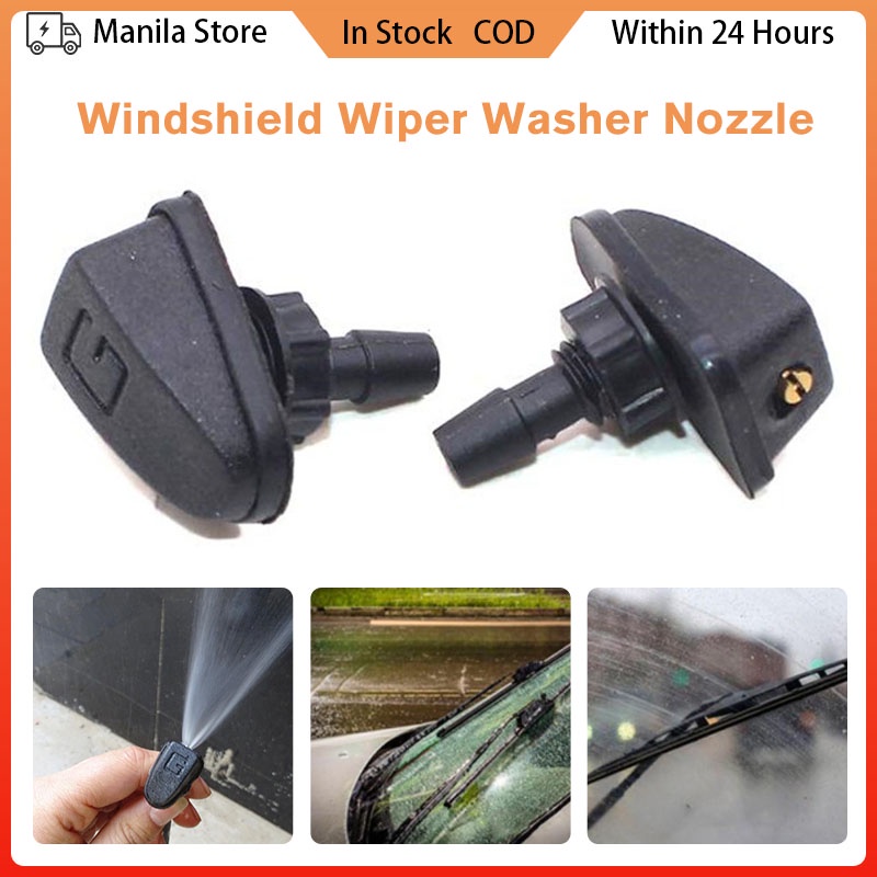 2pcs Auto Car Windscreen Washer Wiper Nozzle Spray Jet for Most Of Car ...