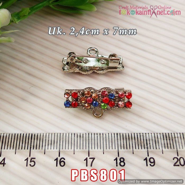 Pbs801 Dangle Pin / Chin Pin Nickel Crystal Color 24mm | Shopee Philippines