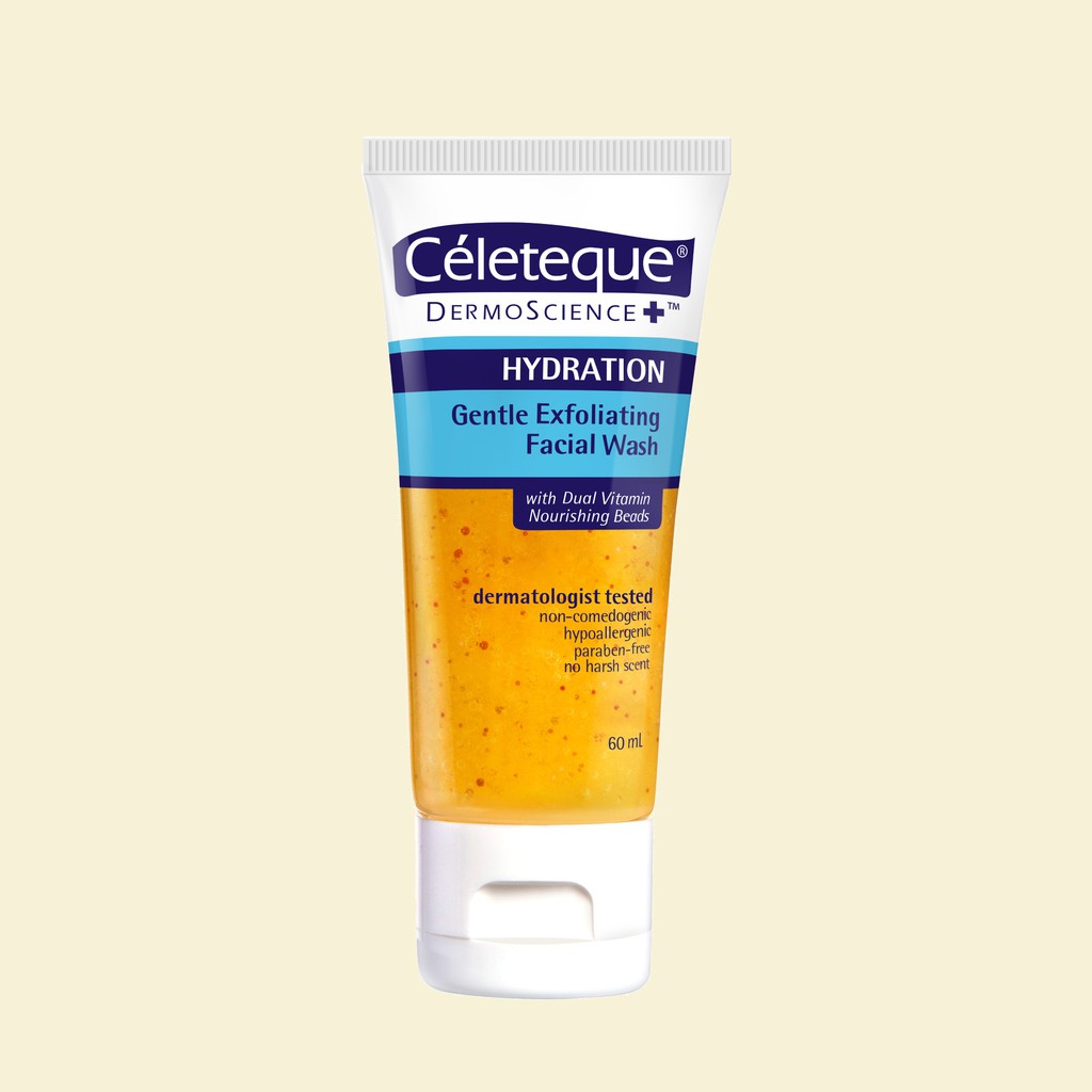 CELETEQUE DermoScience Hydration Gentle Exfoliating Facial Wash 60ml ...