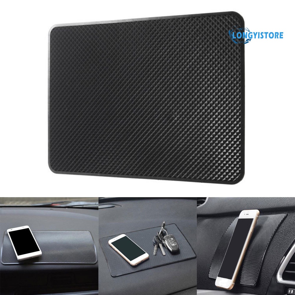 LONG Universal Plaid Design Car Magic Anti-Slip Phone Key Holder ...
