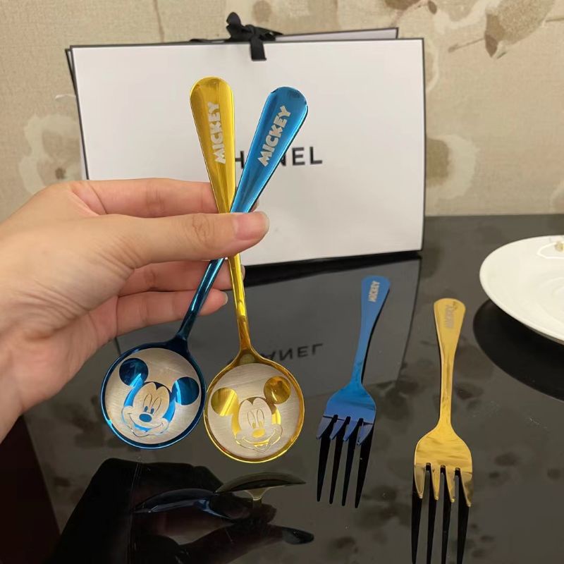 Mickey SPOON SET/Character SPOON/Character SPOON | Shopee Philippines