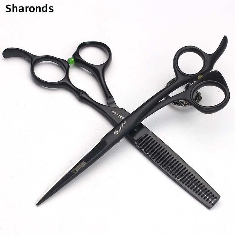 Barber Scissors Stainless Steel Haircut Thinning Scissors Straight Up ...