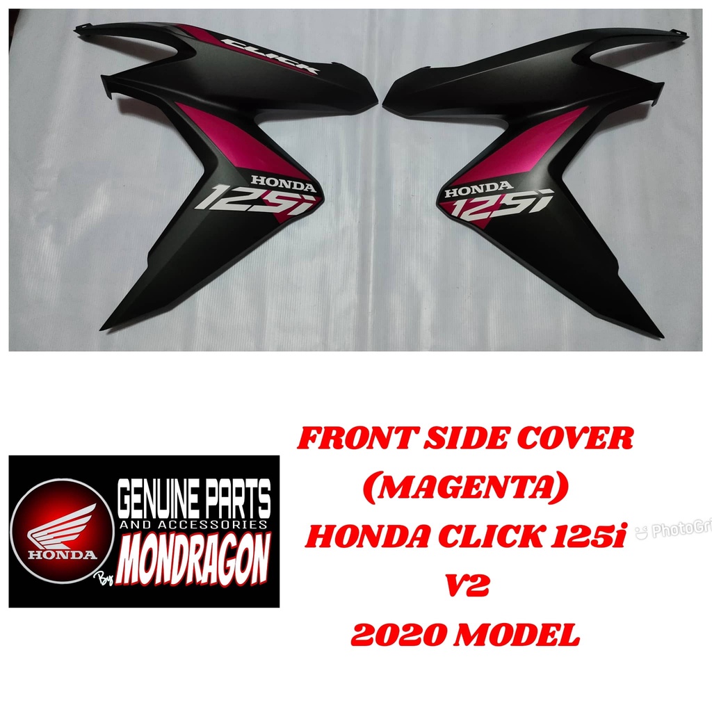 FRONT SIDE COVER (MAGENTA) HONDA CLICK 125I V2 (64600-K60-HAOZD/64500 ...
