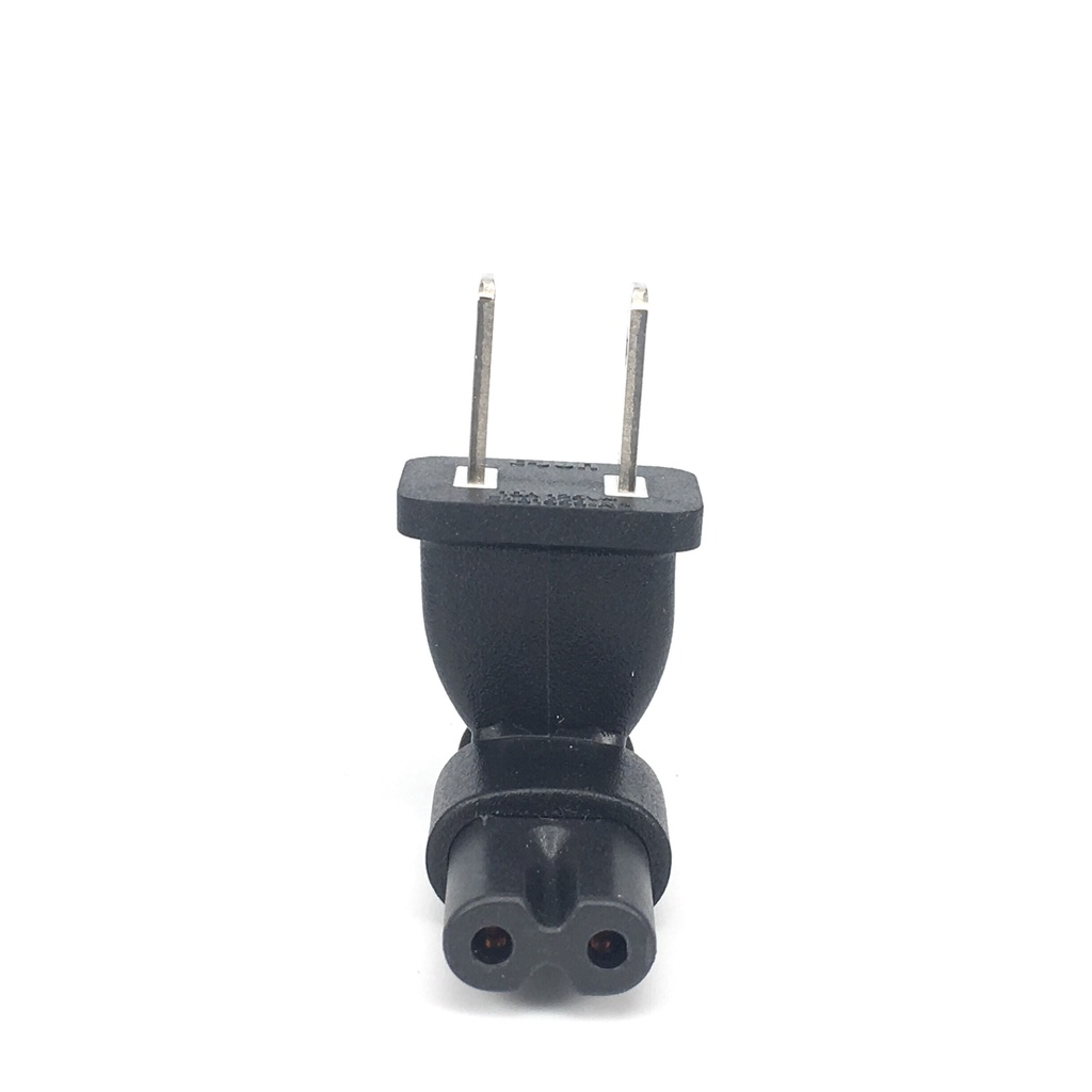 US NEMA 5-15P TO IEC320 C7 conversion plug Japan American rules 2 Pin ...