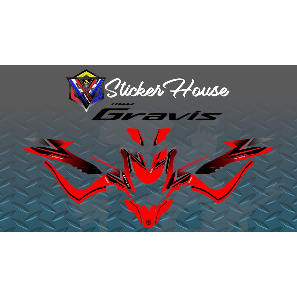 Yahama Gravis Decals Laminated | Shopee Philippines