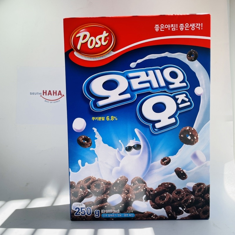 Korean breakfast Cereal POST Oreo O's Marshmallow Cereal 250g | Shopee ...
