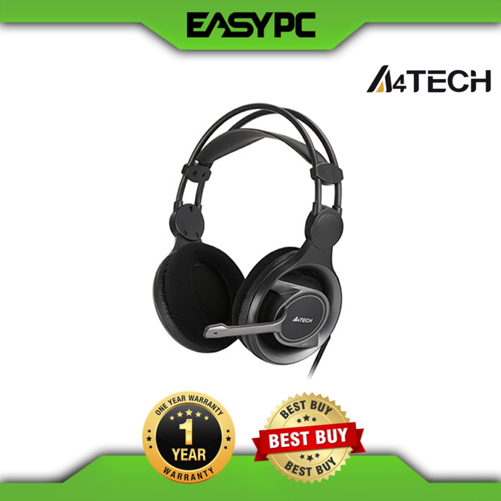 A4tech HS-100 Headset | Shopee Philippines