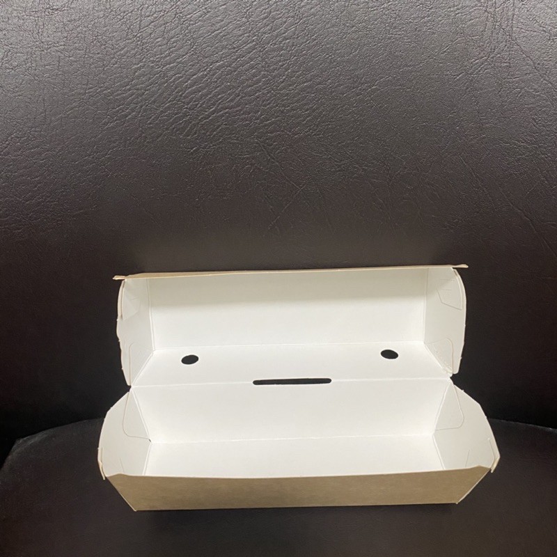 Hotdog / Takoyaki / Siomai Box 100pcs per Pack Paper Meal Box Paper Box ...