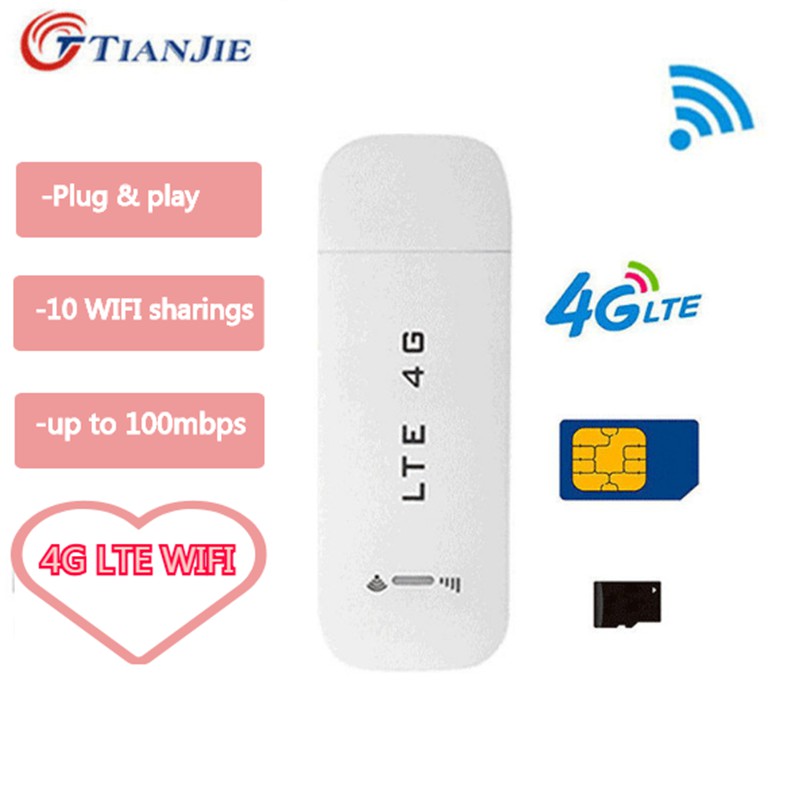4G LTE USB Router 3G/4G Wifi Router Wireless USB Car Modem 4G Mini Wifi ...