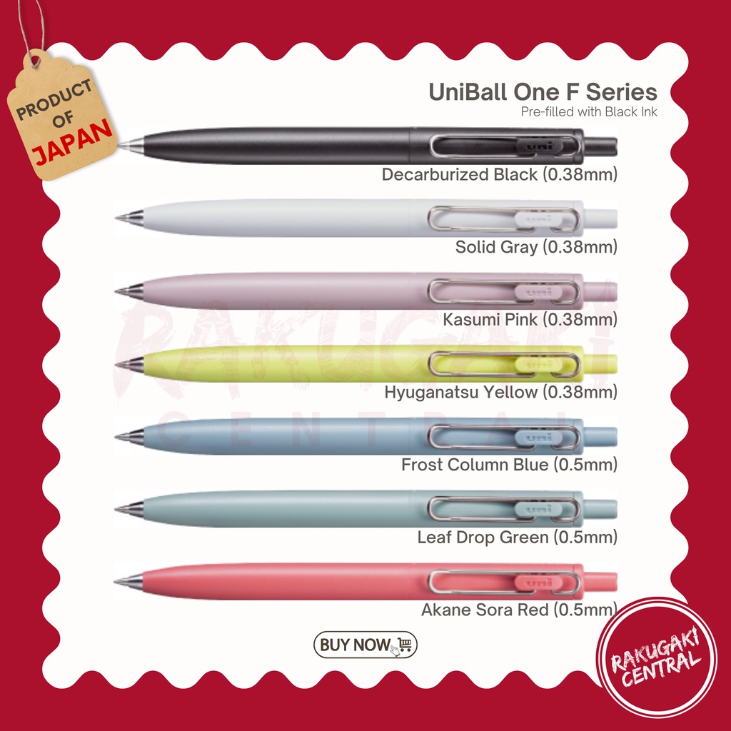 Uniball One F series 0.38mm and 0.5mm | Shopee Philippines