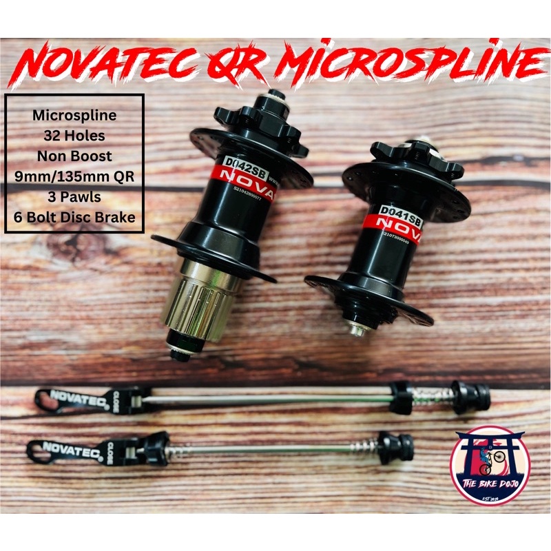 Novatec Quick Release (QR) Hubs Hyperglide/Microspline | Shopee Philippines