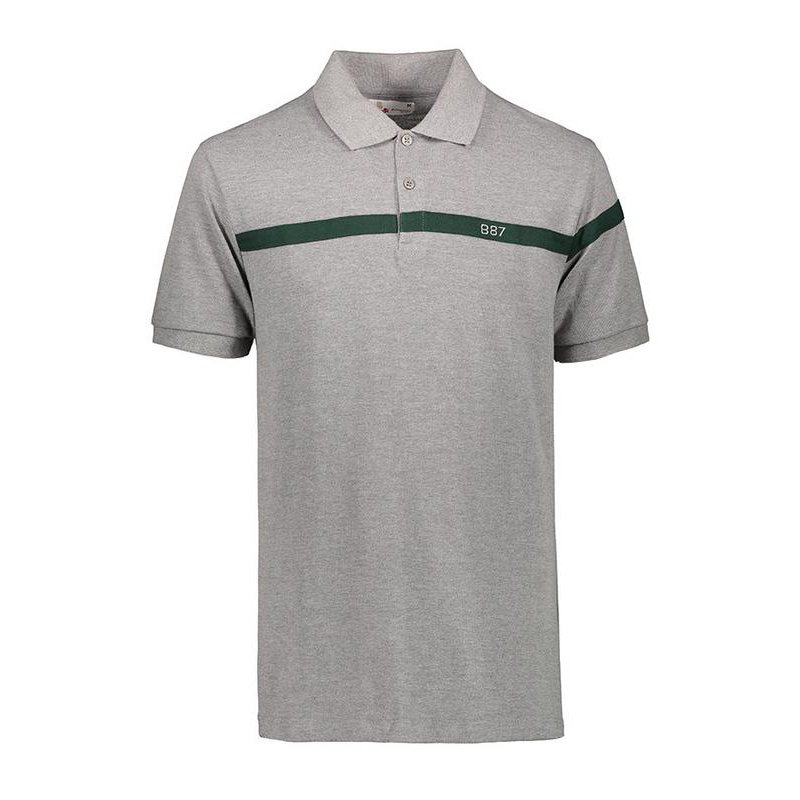 BENCH/ Polo Shirt with Stripe Detail - T-Gray | Shopee Philippines