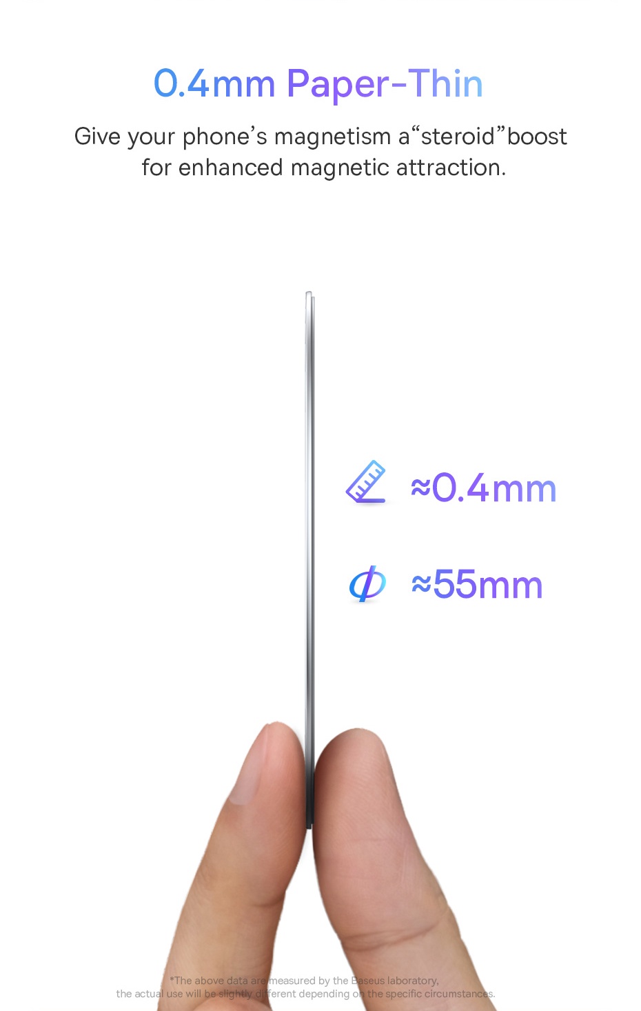 Baseus Magnetic Metal Plate Ring Sticker For Magnet Wireless Charger ...