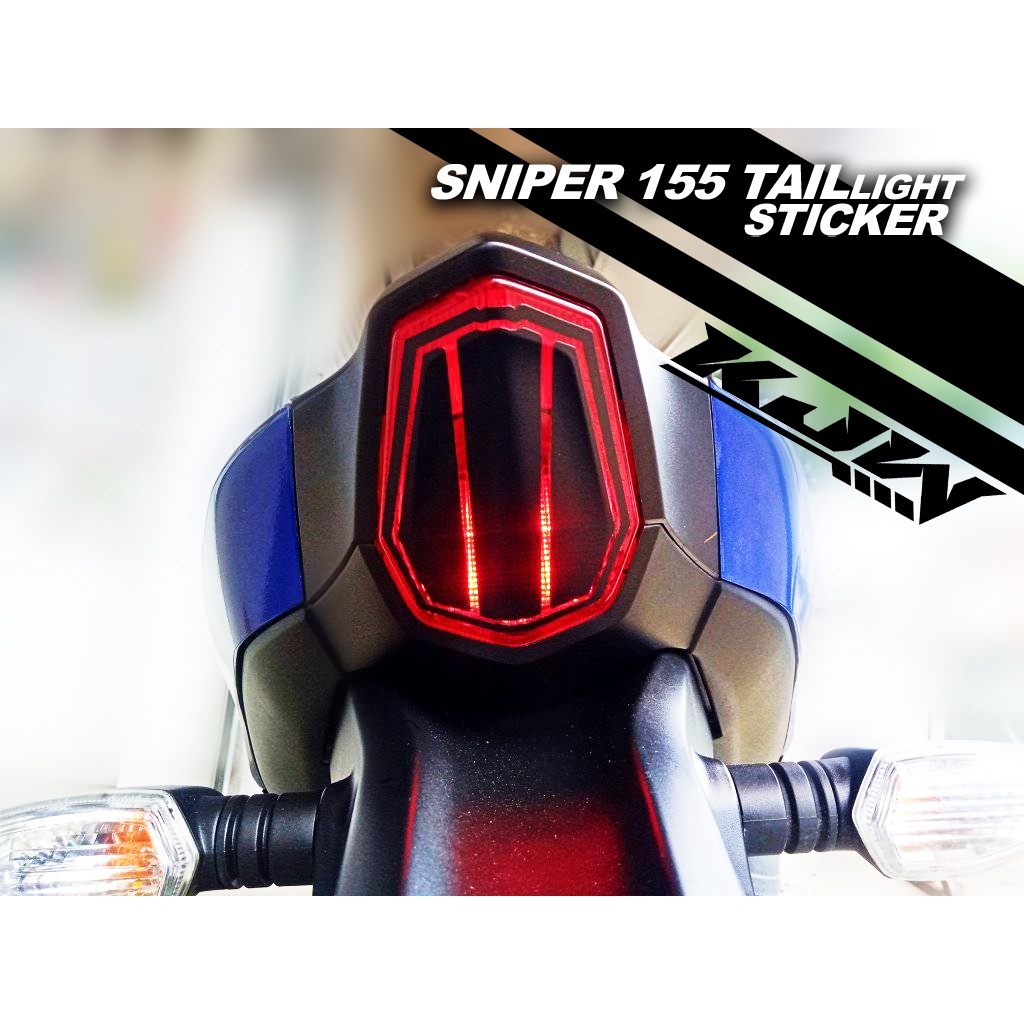 Yamaha Sniper 155 Tail Light Design Sticker | Shopee Philippines