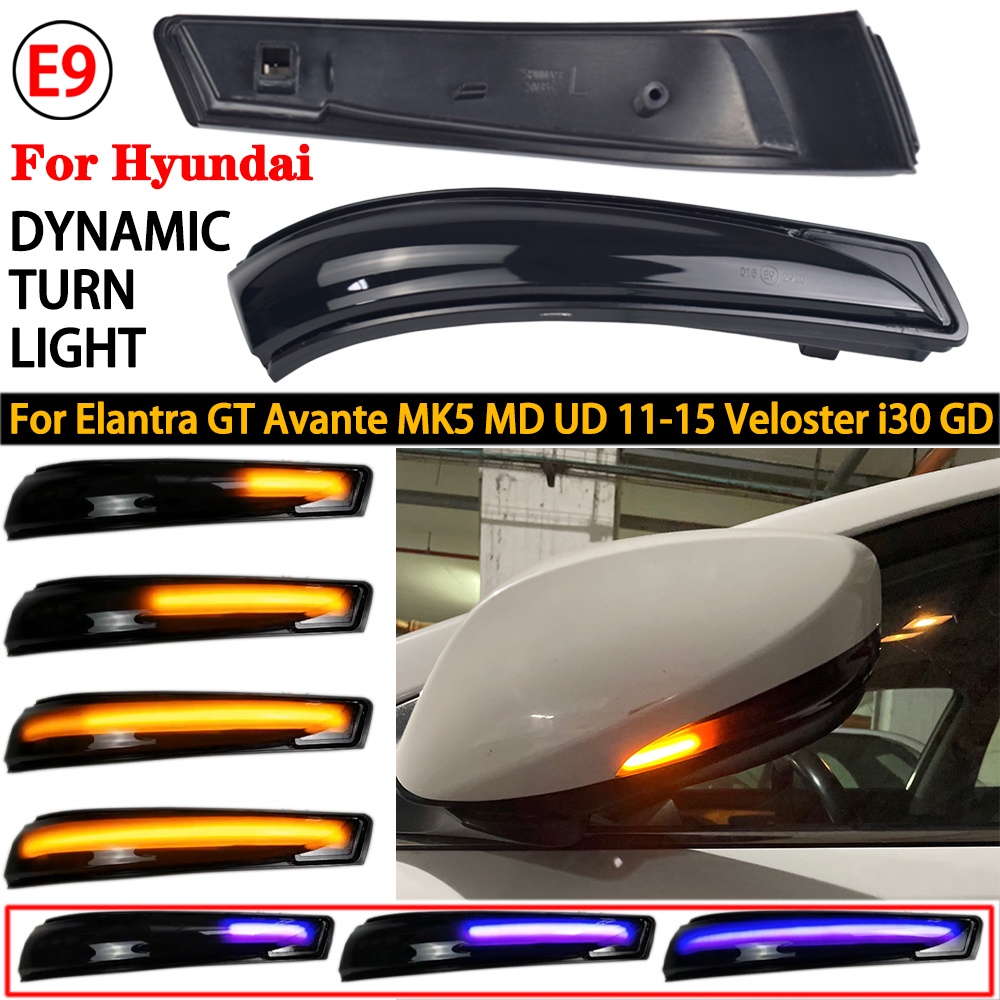 LED Side Wing Dynamic Turn Signal Light Rearview Mirror Indicator For ...