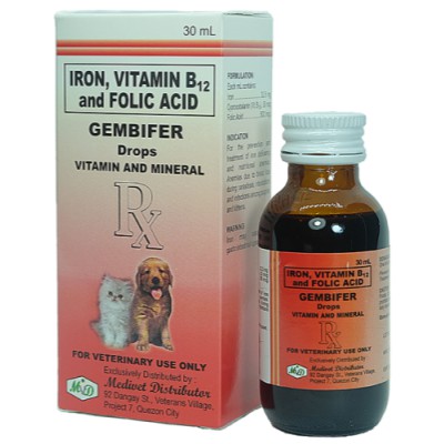 Gembifer Drops 30mL for cats and dogs (with free dropper!) | Shopee ...