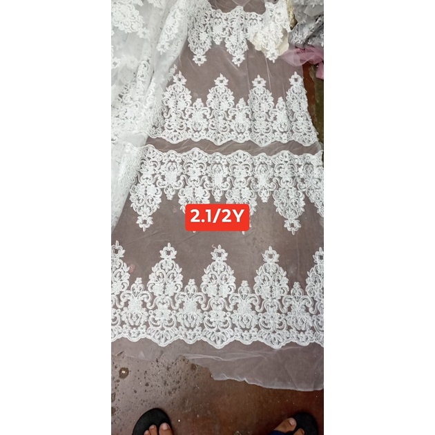 Scalop lace assorted 60" width (per yard) | Shopee Philippines