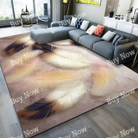 150 x 180 3D Geometric Carpet Comfortable Lounge Area Rectangular ...