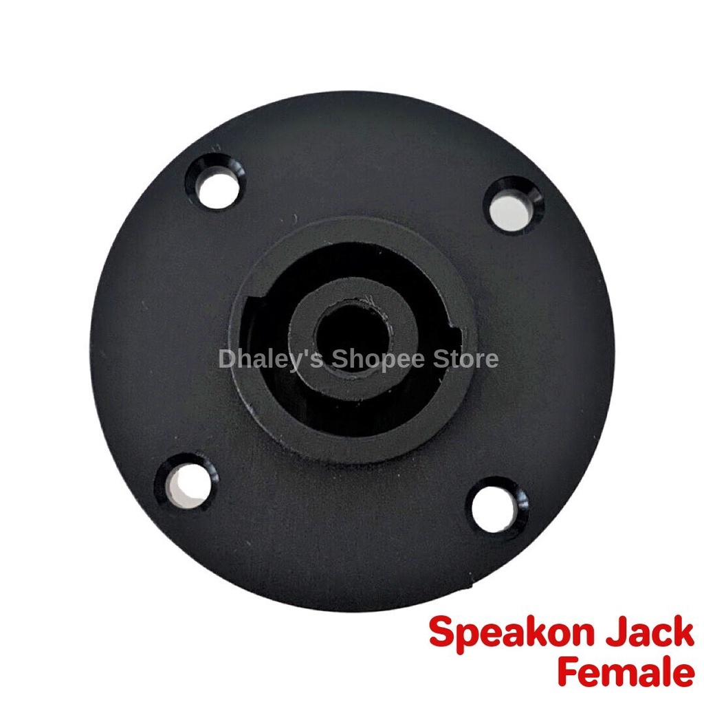 1pc. Speakon Jack Terminal Round / Speakon Female 5cm Frame SOLD per ...