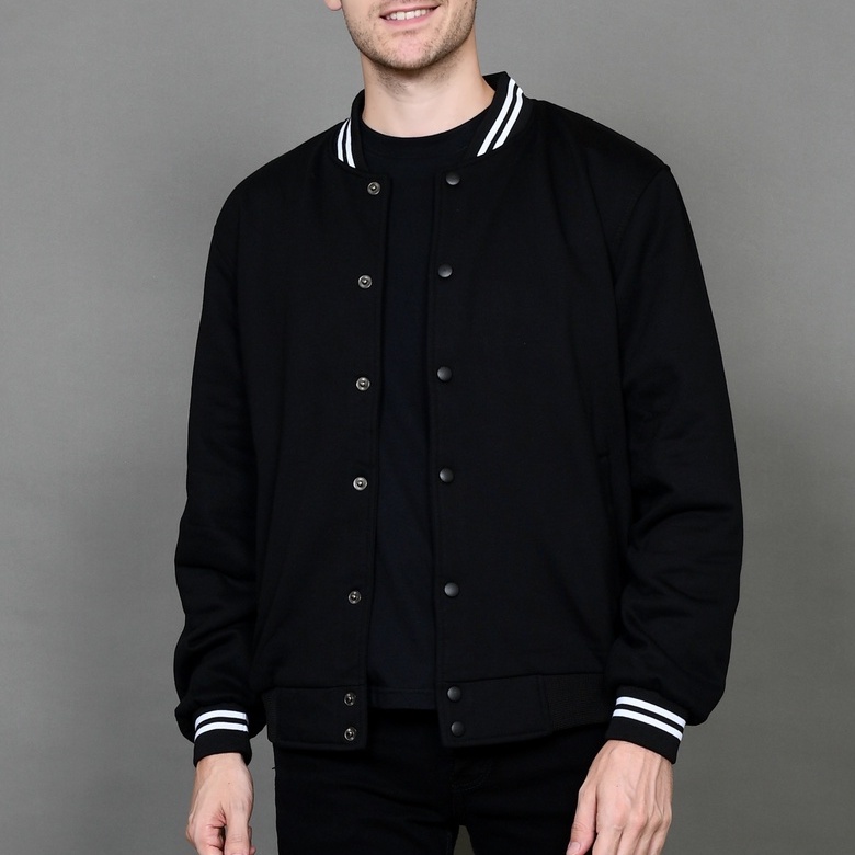 Varsity Jacket Bomber | Varsity Fleece Bomber | Men's Jacket | Men's ...