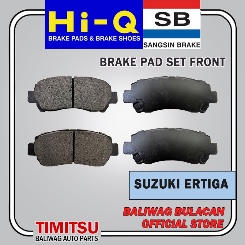 BRAKE PADS FRONT SET SUZUKI ERTIGA 2019-UP PART NO. SP4425 / SP-4425 HI ...