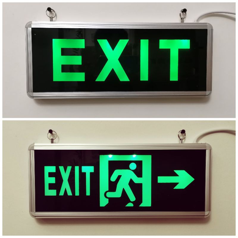 LED.EXIT-LIGHT.DOUBLE.FACE | Shopee Philippines