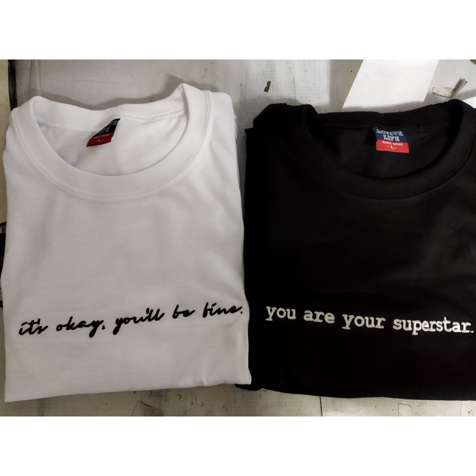 Customized / Personalized EMBROIDERY T-SHIRT | Shopee Philippines