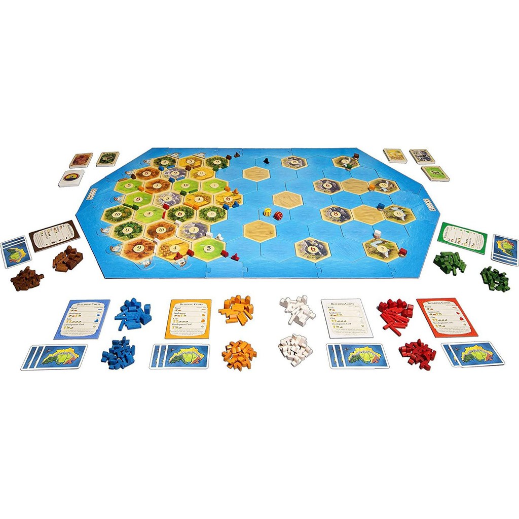 Settlers of Catan Extension Seafahrers Expansion Board Game Fun Party ...