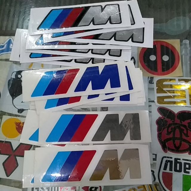 1PIECE DIECUT DECAL LOGO BMW M SERIES DECAL STICKER | Shopee Philippines