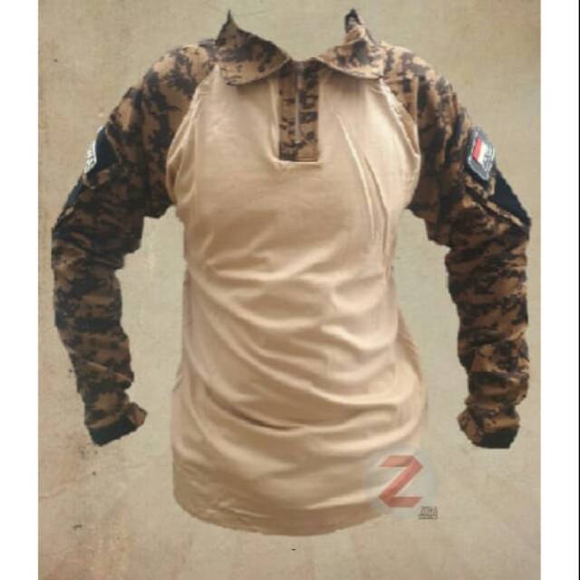 Pdl Loreng Pramuka Pdl Velcro Tactical Semi Pramuka Shirt Long Settings ...