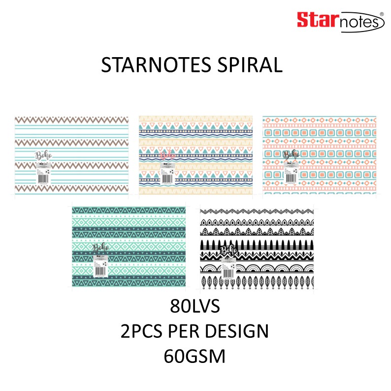 Starnotes Spiral Notebooks (10pcs) | Shopee Philippines
