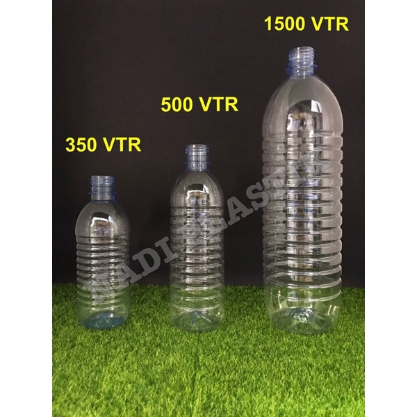Empty Water Bottle 350ml / 500ml / 1.5l Air botol kosong including cap | Shopee Philippines