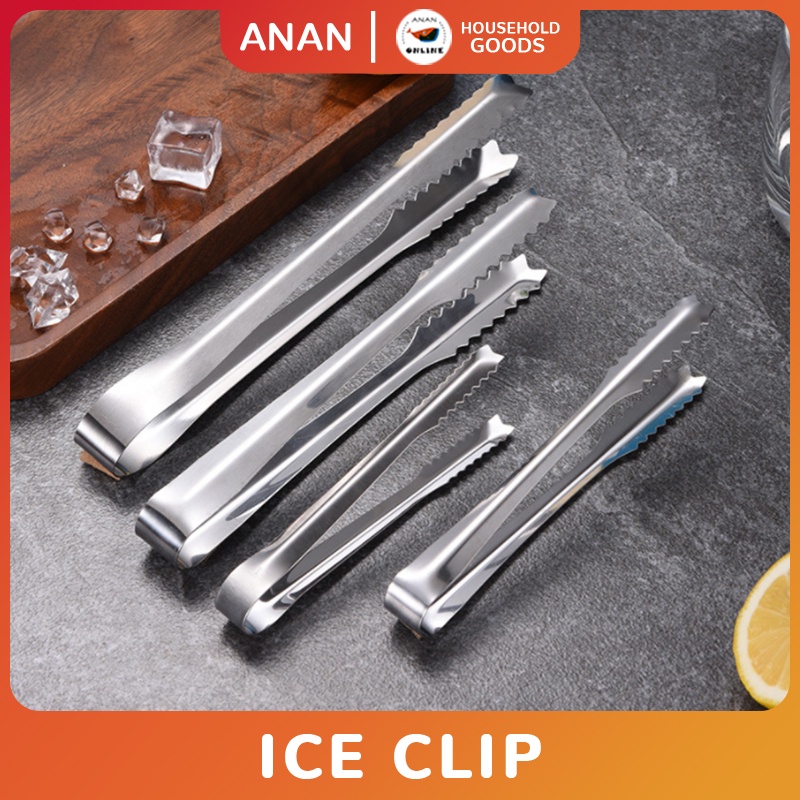 Stainless Steel Ice Clip Barbecue Clip Ice Tong Sugar Ice Cube Food ...