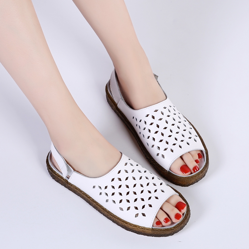 Fashion Ladies Sandals New women's sandals Sandals Flat for Women Peep ...