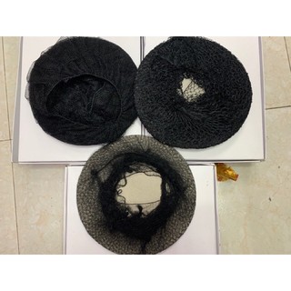 （12pcs)Hair net black hairnet thick&thiin invisible ponynet | Shopee ...