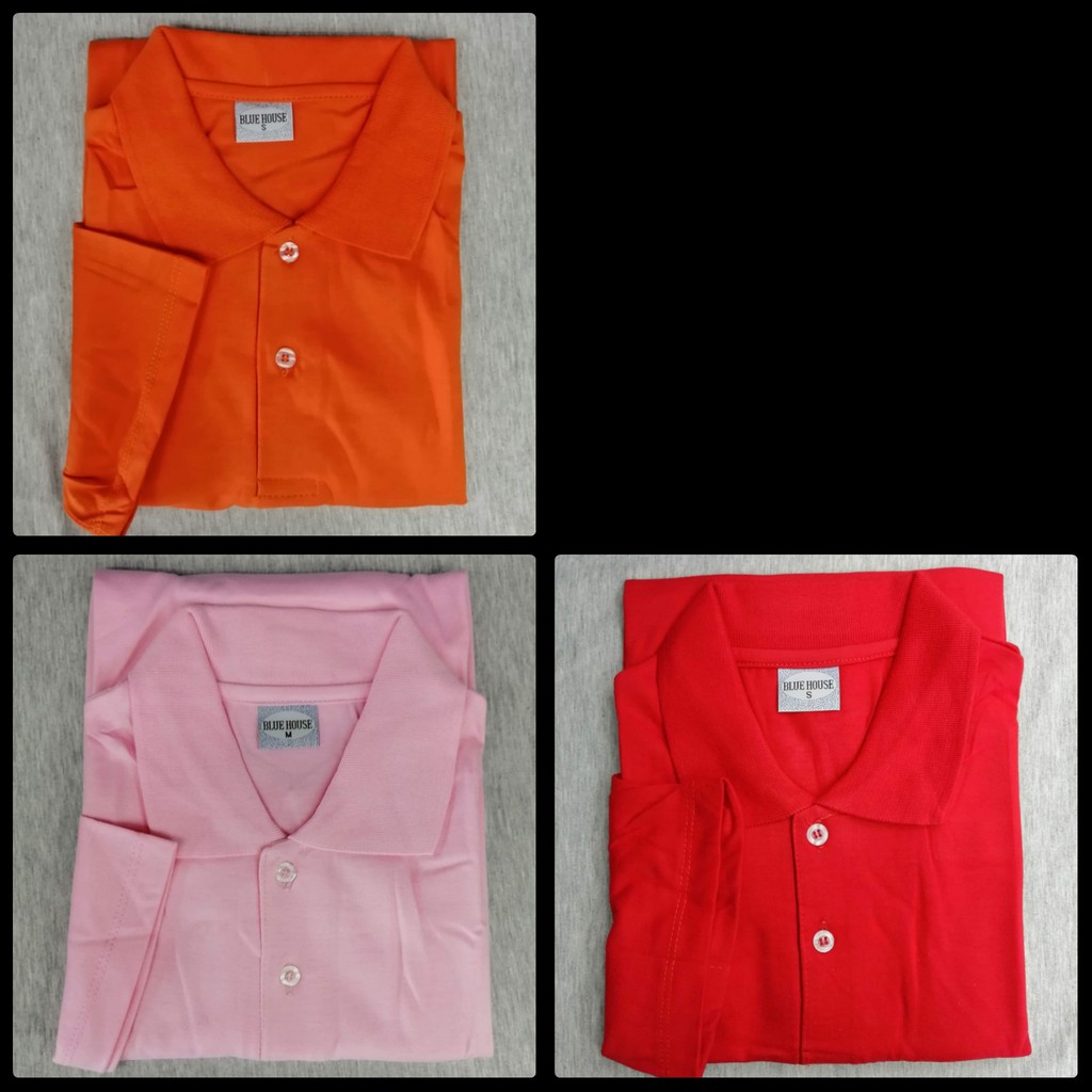 BLUEHOUSE With Collar COTTON For Men and Women (UNISEX)/ACTIVE LIFE ...