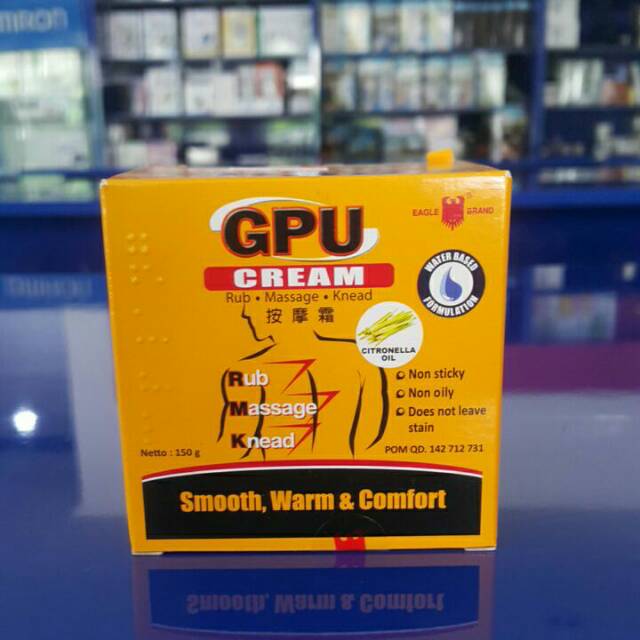 Gpu Lemongrass Oil Cream 150gr | Shopee Philippines