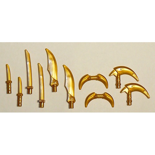 Lego Weapon 37341 Hooks, Knives and Swords (Multipack 10 in Bag ...