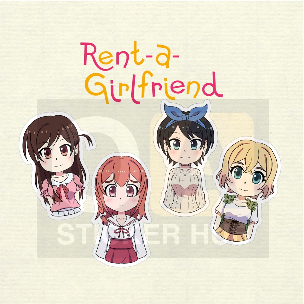 RENT A GIRLFRIEND FANART STICKER PACK | Shopee Philippines
