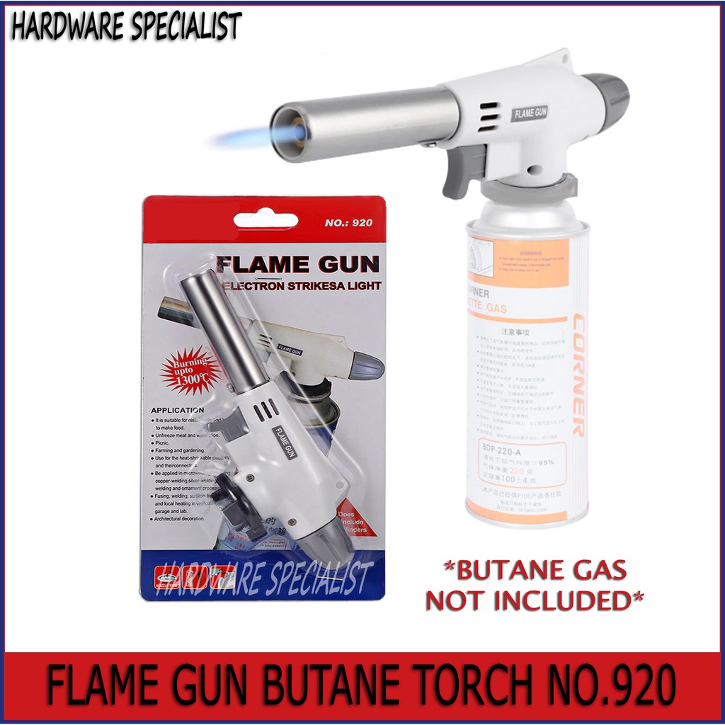 Flame Gun Butane Torch Electron Strikesa Light No. 920 | Shopee Philippines