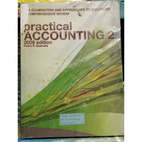 PRACTICAL ACCOUNTING (USED BOOK) | Shopee Philippines