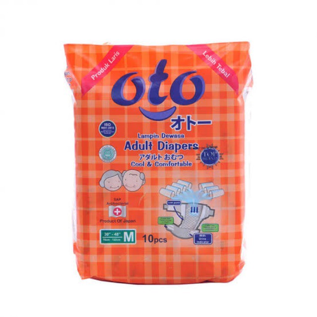 Oto Adults Diapers M10/ AdultPopok Adhesive Type M10 [BABY MILK SHOP ...