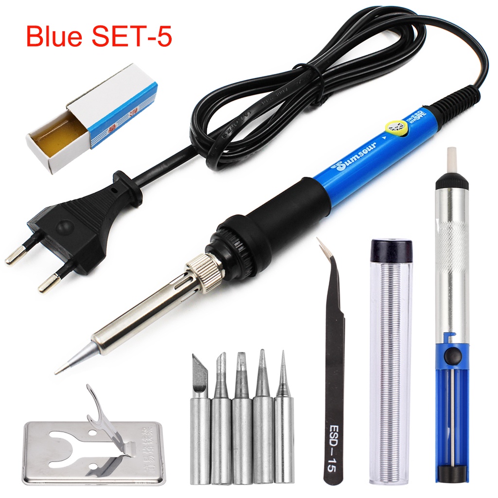 110V / 220V 60W Adjustable Temperature Mini Handle Heat Pencil ...